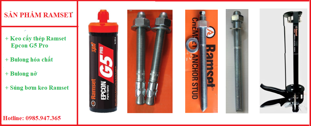 Hilti - Ramset toàn Miền Bắc | Hilti Ramset products